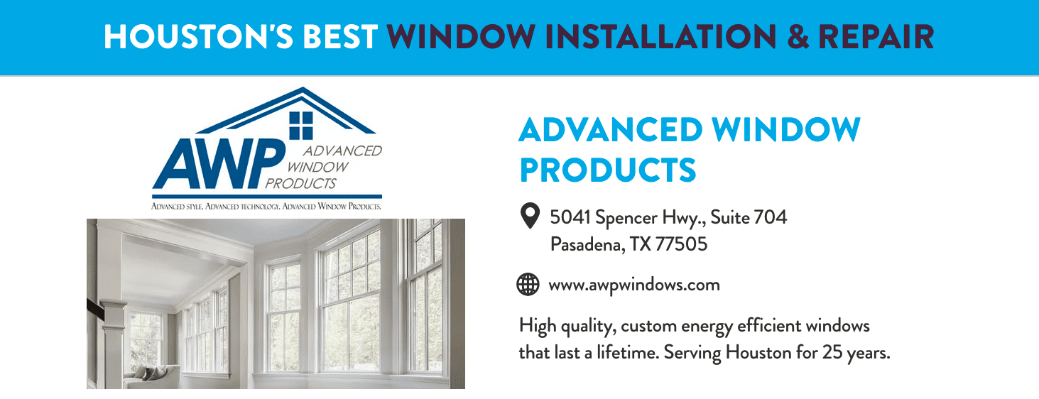 Advanced Window Products Receives Highest Recognition from the Houston ...